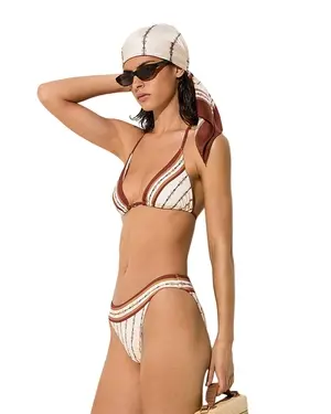 REISS Johannah Printed Bikini Bottom