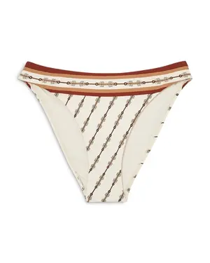 REISS Johannah Printed Bikini Bottom