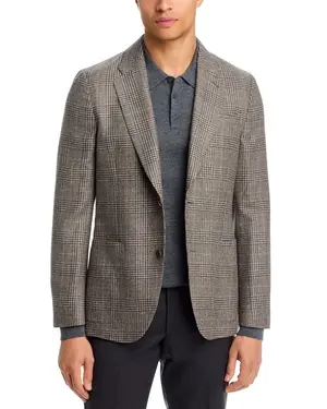 Paul Smith Regular Fit Wool Blend Plaid Jacket