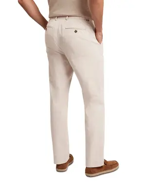 Ted Baker London Mobedo Slim Fit Houndstooth Cotton Blend Pants