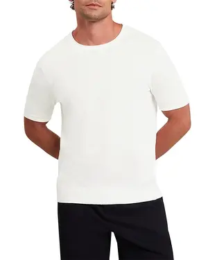 Ted Baker London Curran Roll Edge Crewneck T-shirt White