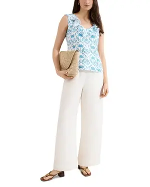PHASE EIGHT Rhona Ruffle Neck Sleeveless Blouse