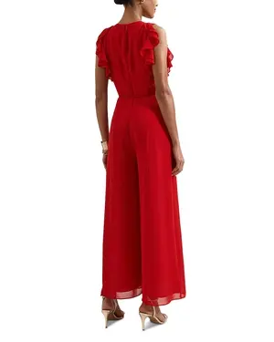 PHASE EIGHT Rachel Ruffle Trim Sleeveless Jumpsuit