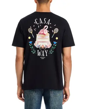 Casablanca Jersey Fabric Graphic Tee