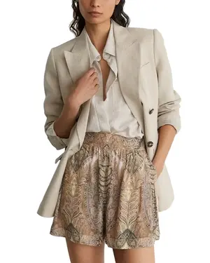 REISS Printed Paisley Shorts