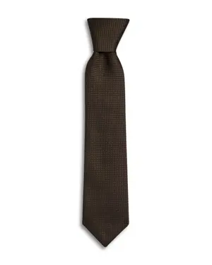 Canali Silk Classic Neck Tie - Green