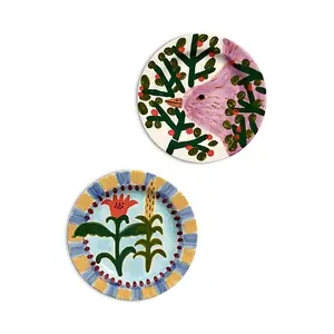 SERAX X Shurleey Santiago De Borja Jane January Dinner Plate, Set Of 2 - Multi