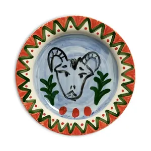 SERAX X Shurleey Santiago De Borja The Lovers Dinner Plates, Set Of 2 - Multi