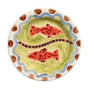 SERAX X Shurleey Santiago De Borja The Lovers Dinner Plates, Set Of 2 - Multi
