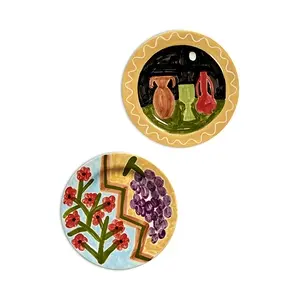 SERAX X Shurleey Santiago De Borja Dreams Delicia Dinner Plate, Set Of 2 - Multi