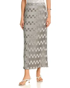 BY MALENE BIRGER Lian Pleated Maxi Skirt - Paloma Gray