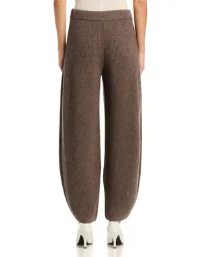 BY MALENE BIRGER Carmela Ribbed Wool Knit Trousers