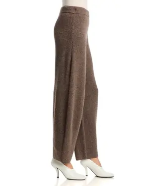 BY MALENE BIRGER Carmela Ribbed Wool Knit Trousers