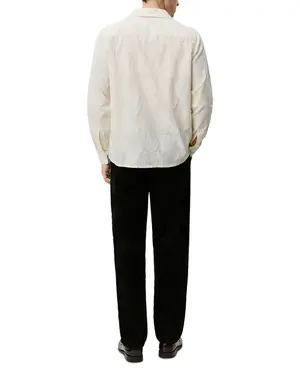 LES DEUX Loose Fit Flower Jacquard Shirt