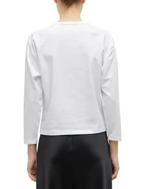 LESET Margo Baseball Tee - White