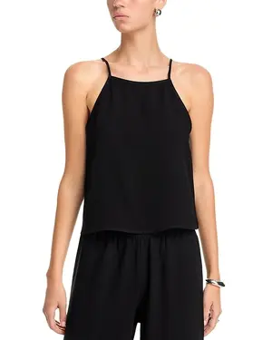 LESET Ari High Neck Tank - Black