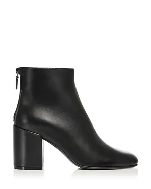 STUART WEITZMAN Bacari Leather Ankle Boots