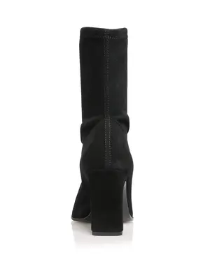 STUART WEITZMAN Stassi Stretch Suede Ankle Boots