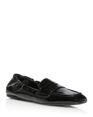 STUART WEITZMAN Bryant Patent Leather Loafers - Black Patent