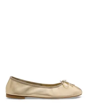 STUART WEITZMAN Nia Leather Ballet Flats