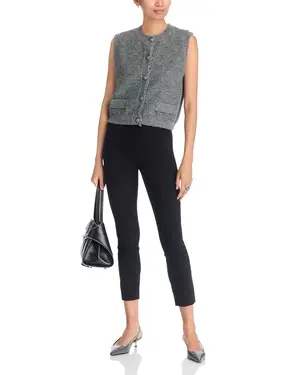 Kobi Halperin Lilah Sleeveless Button-front Sweater - Grey
