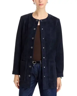 Kobi Halperin Linda Collarless Leather Jacket