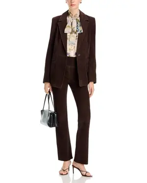 Kobi Halperin Claudia Notch Lapel Leather Jacket