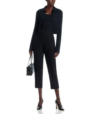 Kobi Halperin Aubree Mid Rise Crop Pants - Black