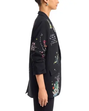Cinq À Sept Starry Scribbles Kelsa Blazer