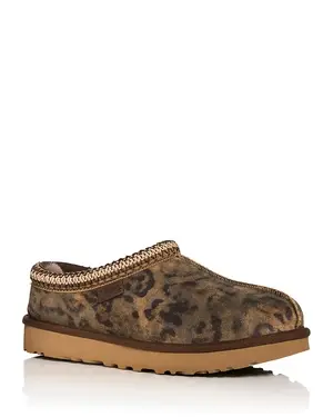 UGG Tasman Spotted Shearling Lined Slippers - Chestnut