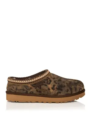 UGG Tasman Spotted Shearling Lined Slippers - Chestnut