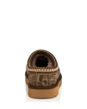UGG Tasman Spotted Shearling Lined Slippers - Chestnut