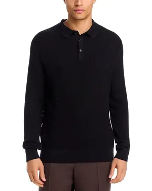 BOSS Luigi Knitwear Cotton Sweater Black