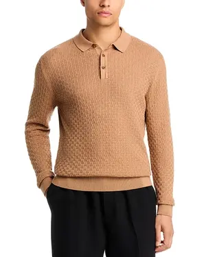 BOSS Luigi Knitwear Cotton Sweater - Medium Beige
