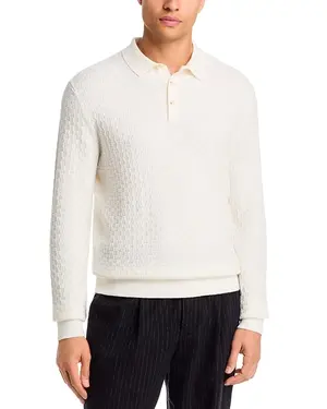 BOSS Luigi Knitwear Cotton Sweater - Open White