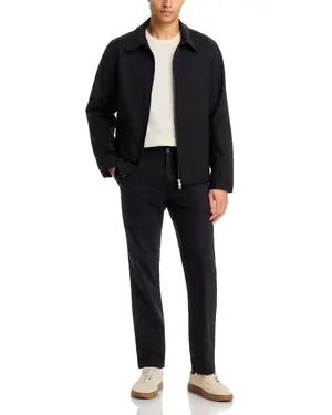 BOSS Kent Straight Fit Cotton Blend Pants - Black