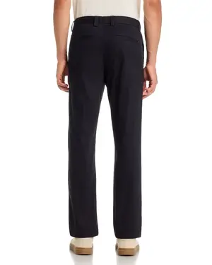 BOSS Kent Straight Fit Cotton Blend Pants - Black
