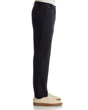 BOSS Kent Straight Fit Cotton Blend Pants - Black