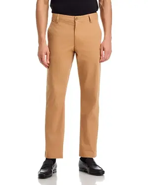 BOSS Kent Straight Fit Cotton Blend Pants - Medium Beige