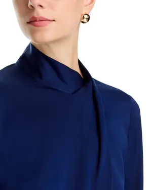 Elie Tahari The Jaden Silk Stretch Top