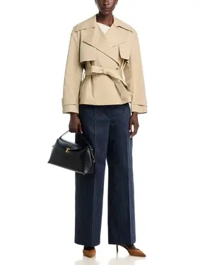 Hugo Boss Cinina Belted Cotton Jacket