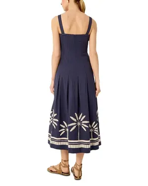 MARIE OLIVER Dixon Square Neck Midi Dress