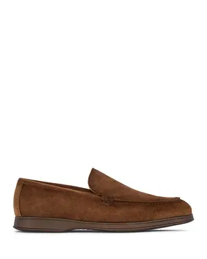 To Boot New York Kendall Leather Slip On Loafers - Chocolate