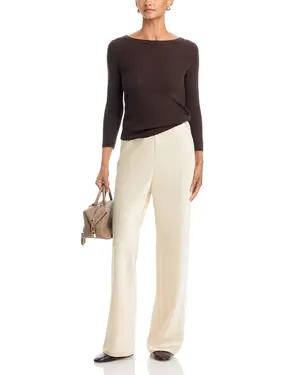 Vince Cashmere & Silk Ribbed Top