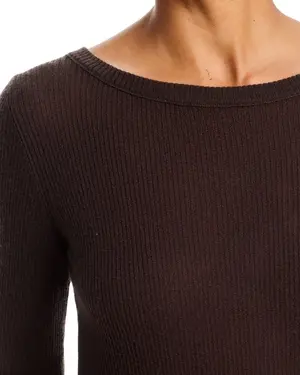 Vince Cashmere & Silk Ribbed Top