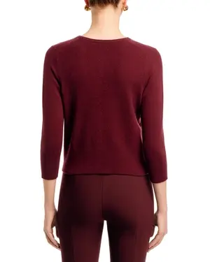 Vince Wool Cashmere Blend Crewneck Cardigan