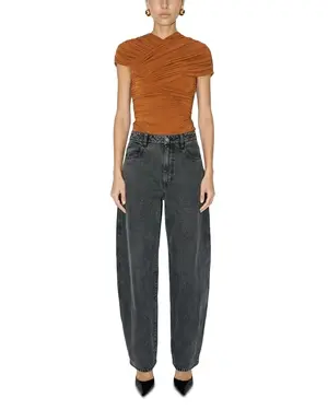 Ronny Kobo Montana Gathered Crossover Top