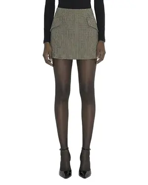 Ronny Kobo Renelle Mini Skirt - Brown Multi