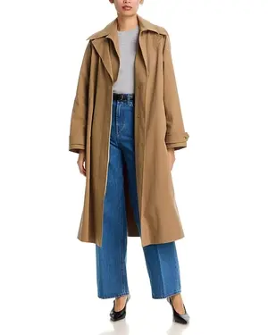 Vince Double Collar Trench Coat