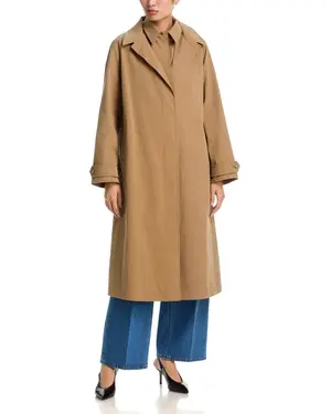 Vince Double Collar Trench Coat